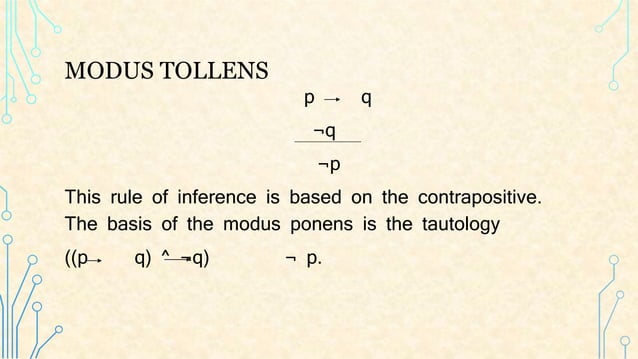 Discrete Math Presentation(Rules of Inference) | PPTX | Law