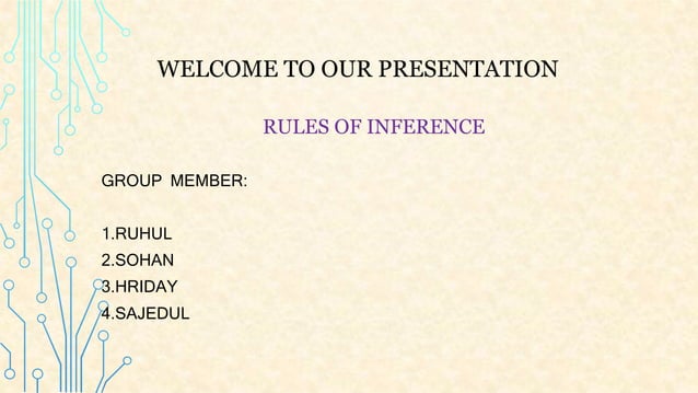 Discrete Math Presentation(Rules of Inference) | PPT