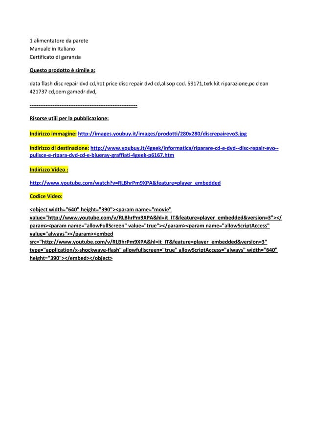 Disc repair cs | DOCX