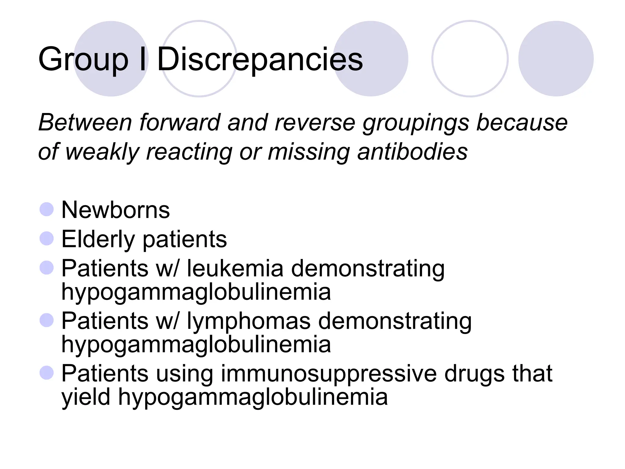 DISCREPANCIES IN ABO GROUPING IN IMMUNOHEMATOLOGY.ppt
