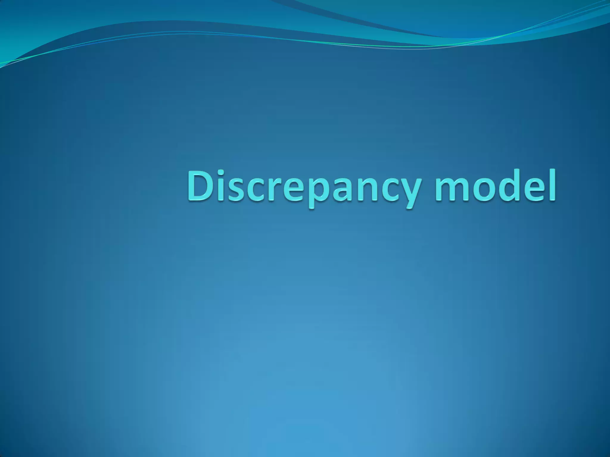 Discrepancy Evaluation Model.pdf