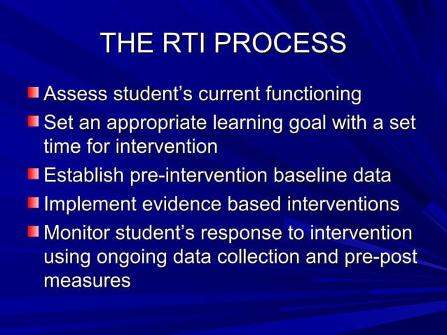 Discrepancy model vs. rti ppt | PPT | Educational Assessment | Education