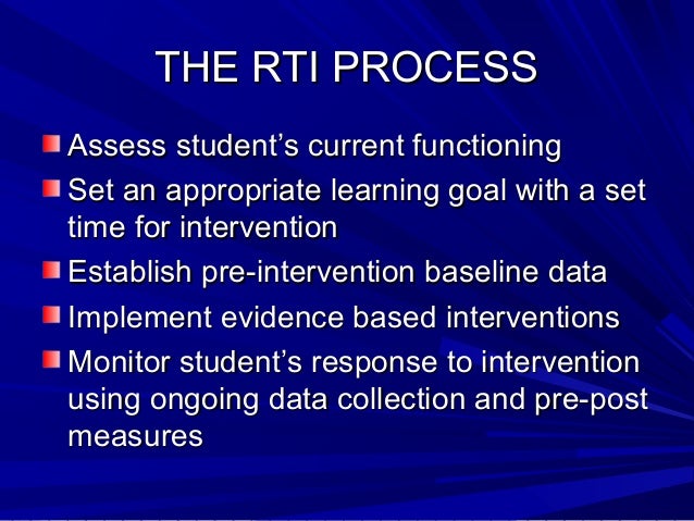 Discrepancy Model Vs Rti Ppt