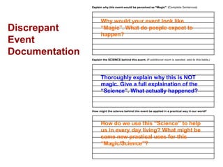 Discrepant Event Week 4.2 | PPT