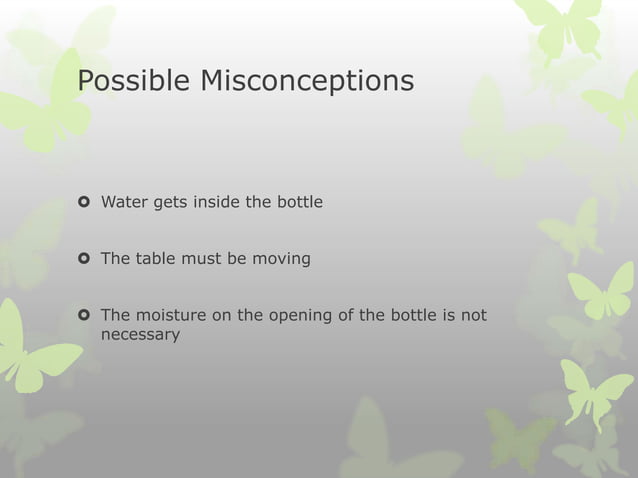 Discrepant events | PPTX | Education