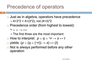 Propositional logic in Discretes tructures.pptx