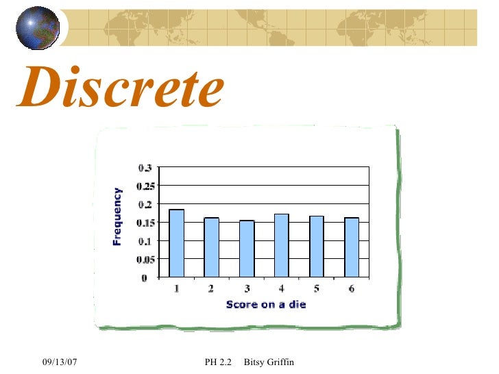 Discrete & Continuous Data