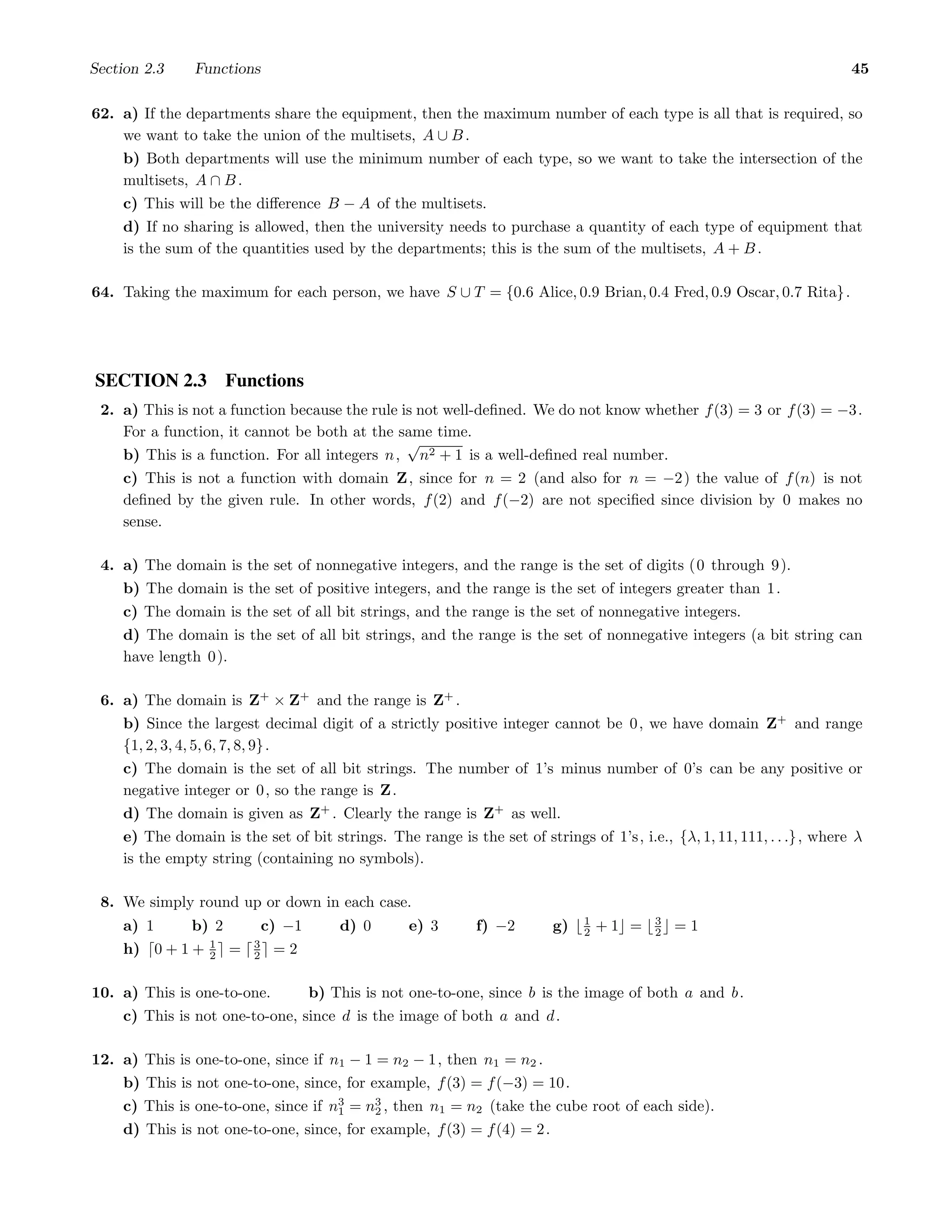 Discrete Mathematics and Its Applications 7th Edition Rose Solutions Manual | PDF