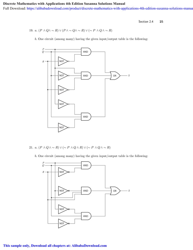 Discrete Mathematics with Applications 4th Edition Susanna Solutions ...