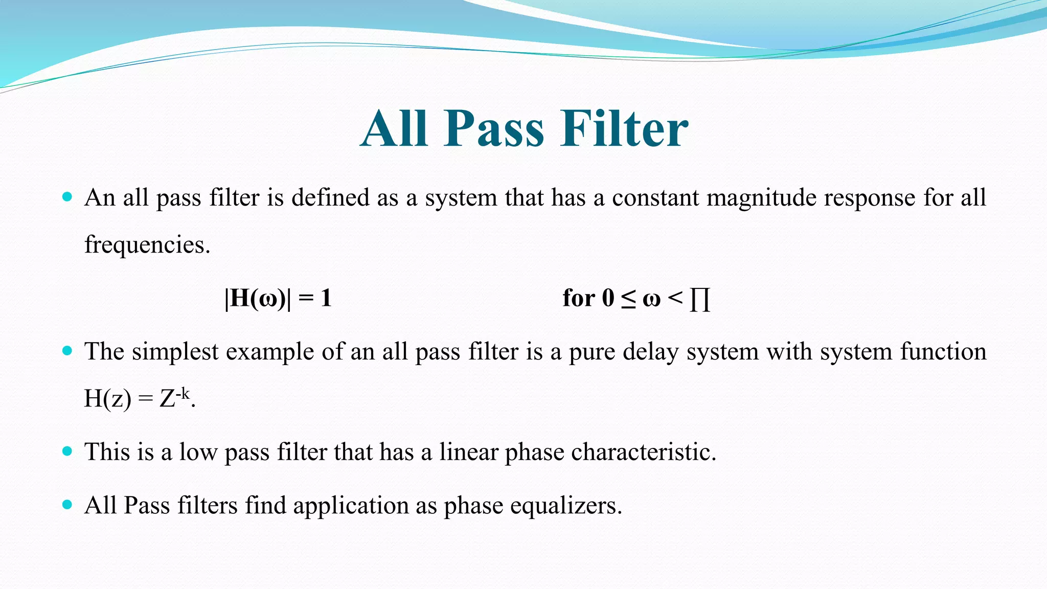 Discrete time signal processing unit-2 | PPT