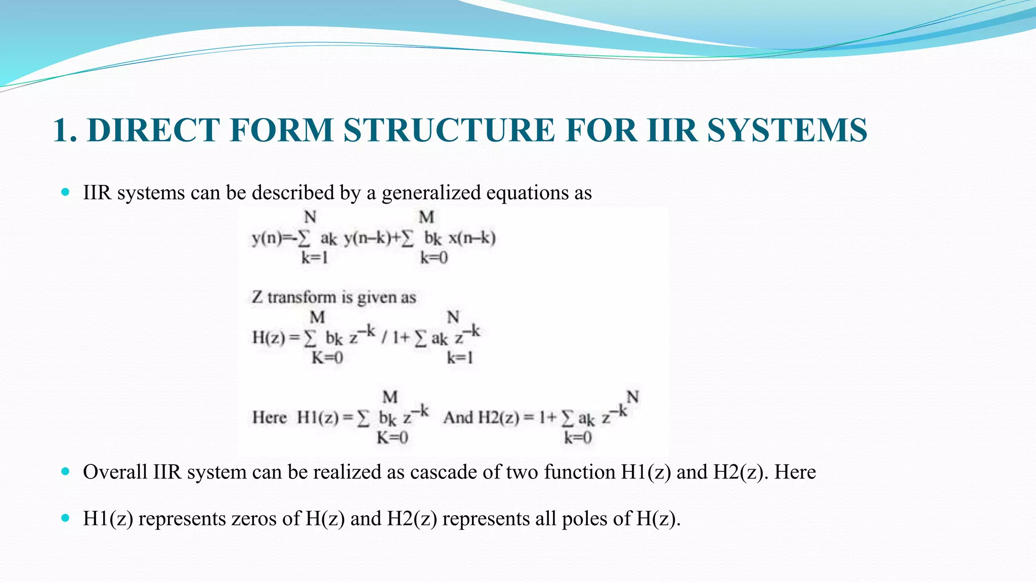 Discrete time signal processing unit-2 | PPTX