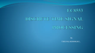 Discrete time signal processing unit-2 | PPTX