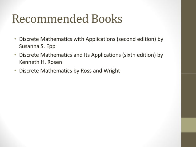 Intro to Discrete Mathematics | PDF