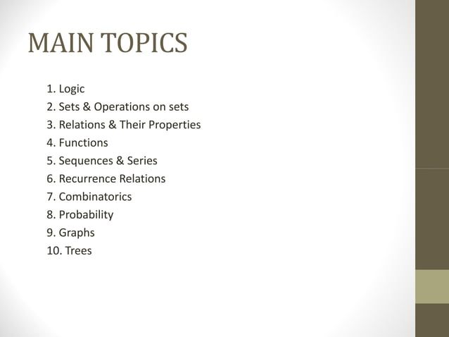 Intro to Discrete Mathematics | PDF