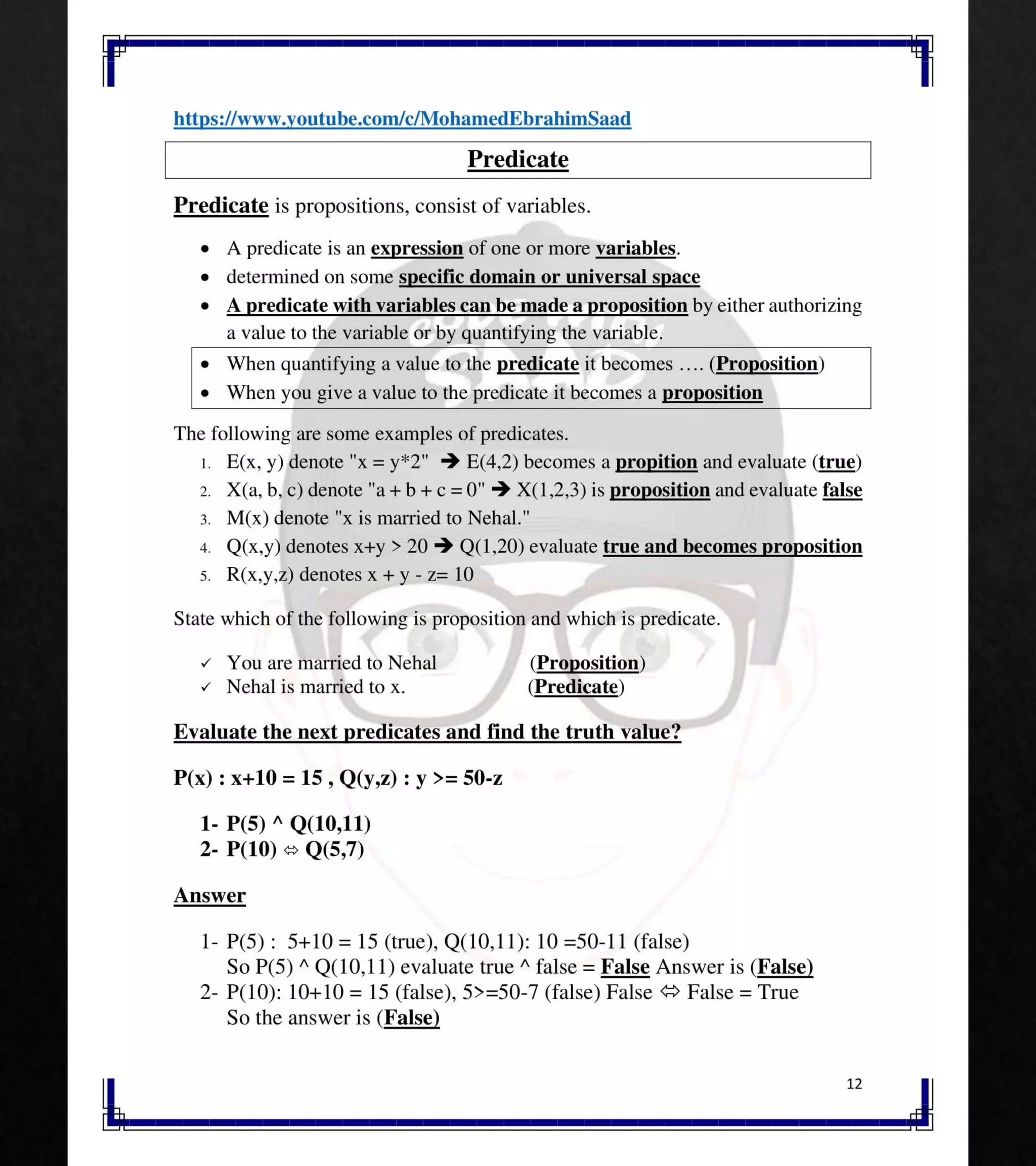 Discrete Math Proposition Logic | PDF