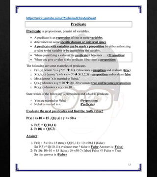 Discrete Math Proposition Logic | PPTX