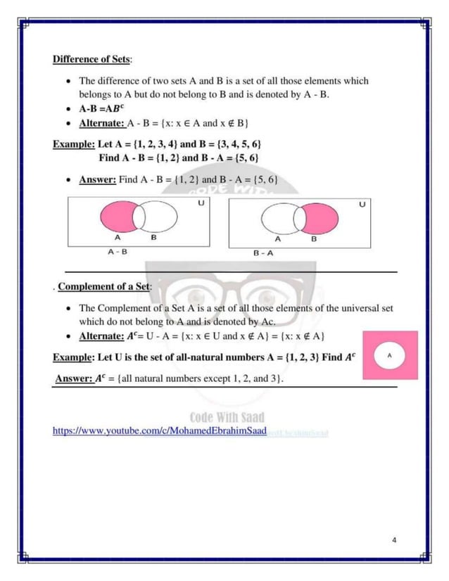 Discrete Math Sets المجموعات Pptx