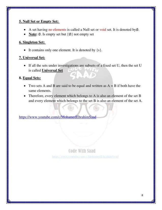 Discrete Math Sets المجموعات Pptx