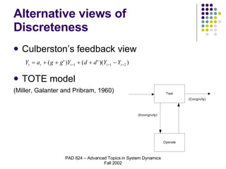 Discrete And Continuous Simulation | PPT