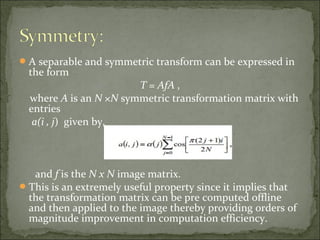 Discrete cosine transform | PPT