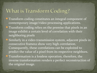 Discrete cosine transform | PPT