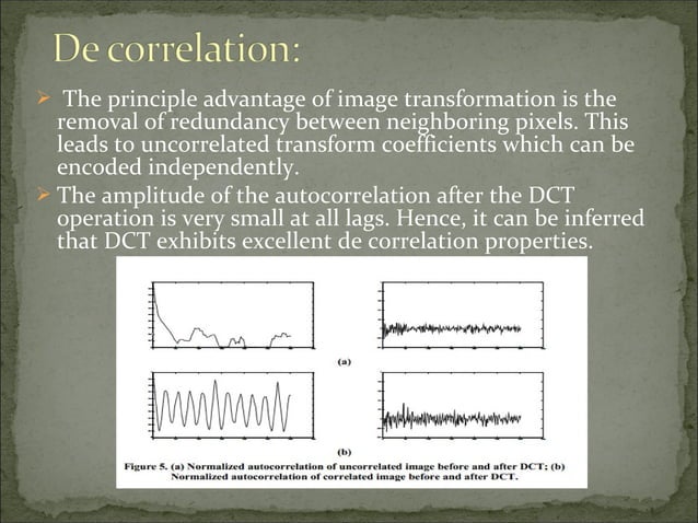 Discrete cosine transform | PPT | Web Development | Internet