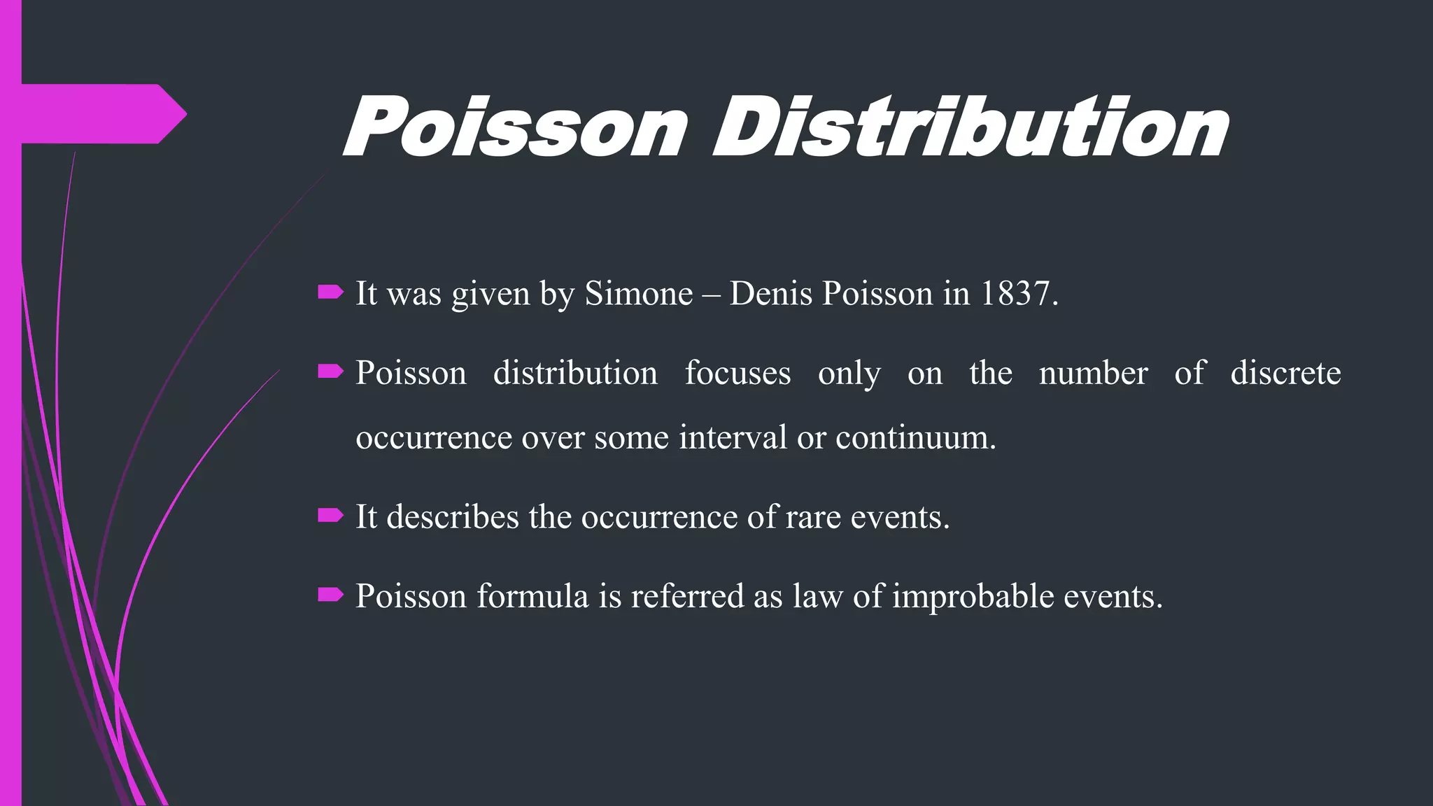 Discrete distributions: Binomial, Poisson & Hypergeometric distributions | PPTX