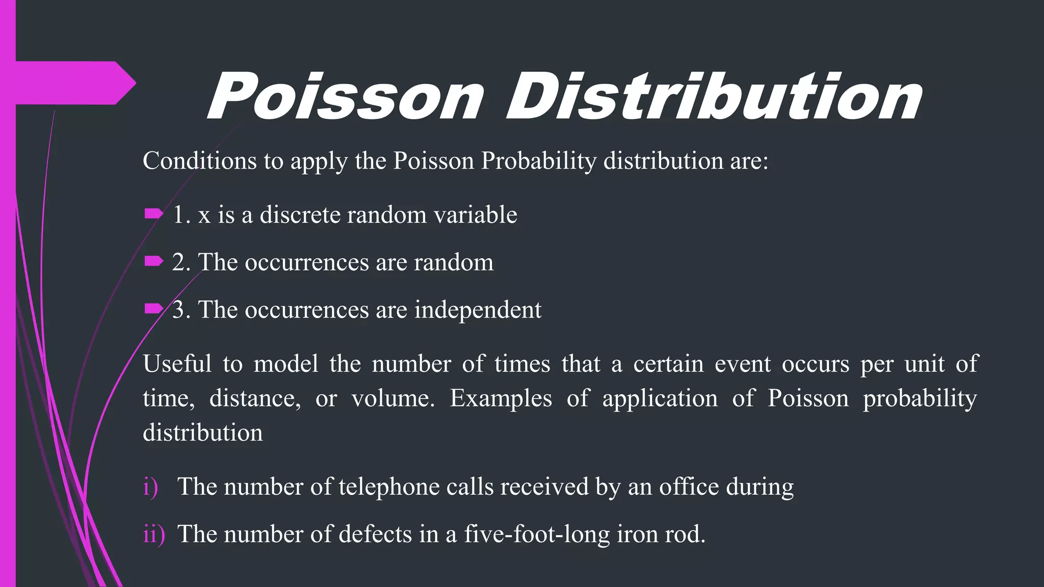 Discrete distributions: Binomial, Poisson & Hypergeometric ...