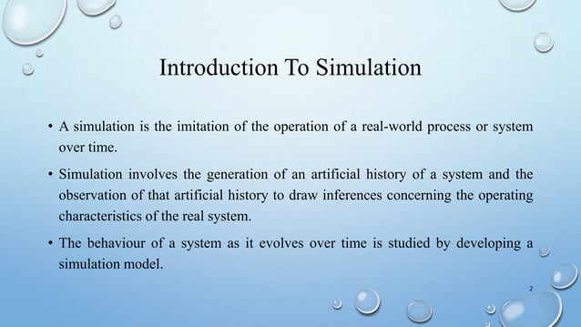 Discrete event simulation | PPTX | Physics | Science