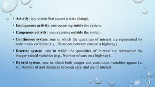 Discrete event simulation | PPTX