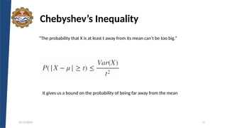 Understanding the Central Limit Theorem, Chebyshev's Inequality, and ...