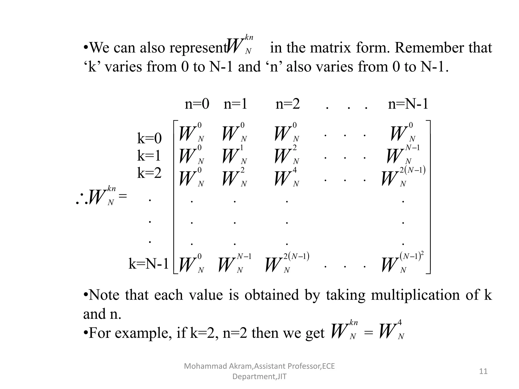 Discrete Fourier Transform Ppt