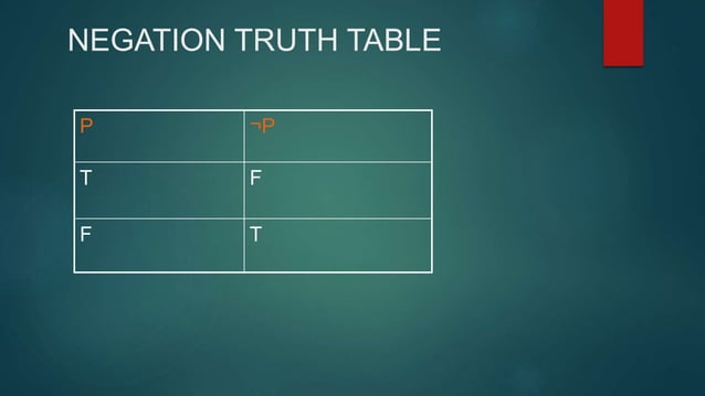 Discrete math Truth Table | PPT | Free Download