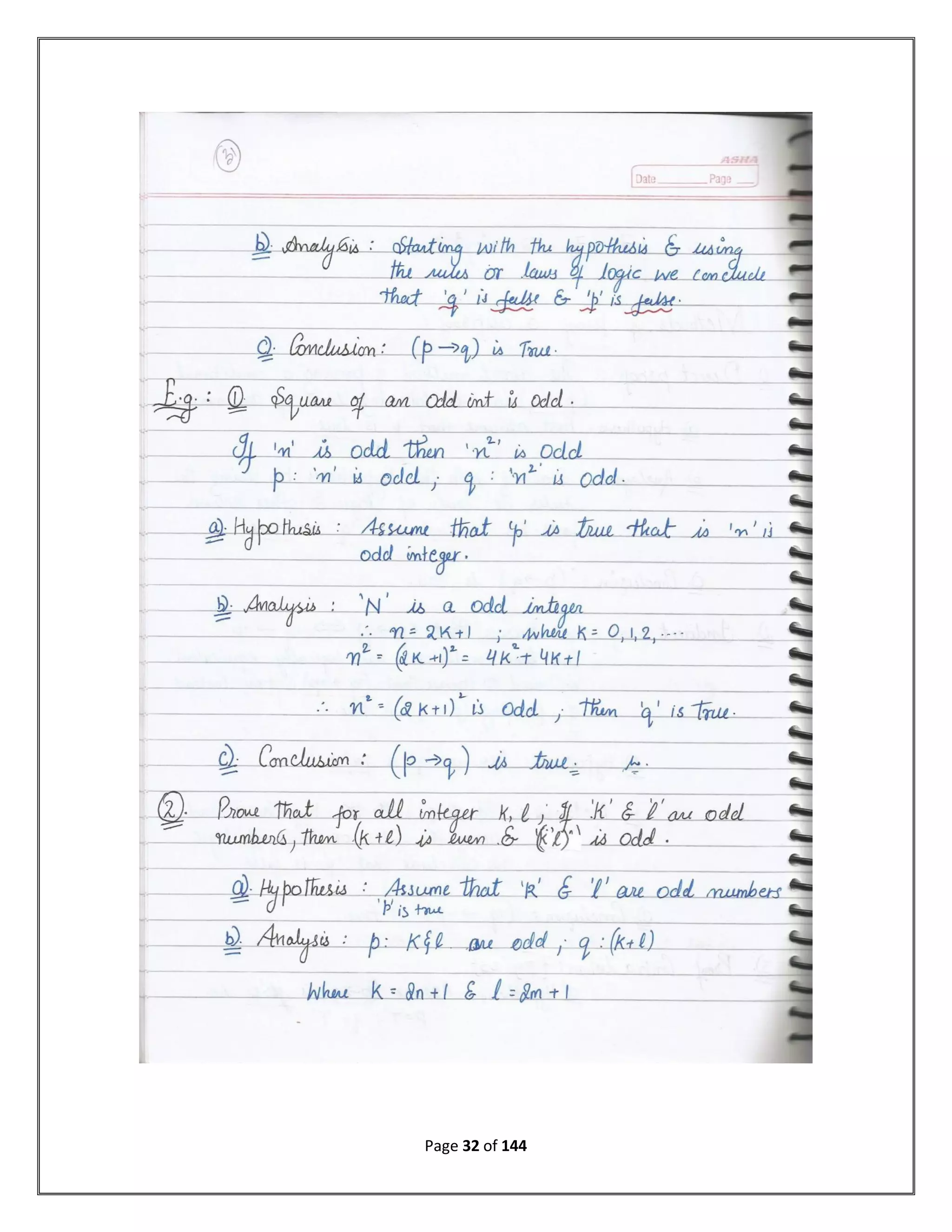 Discrete Mathematical Structure Complete Notes Of 3rd Semester Btech