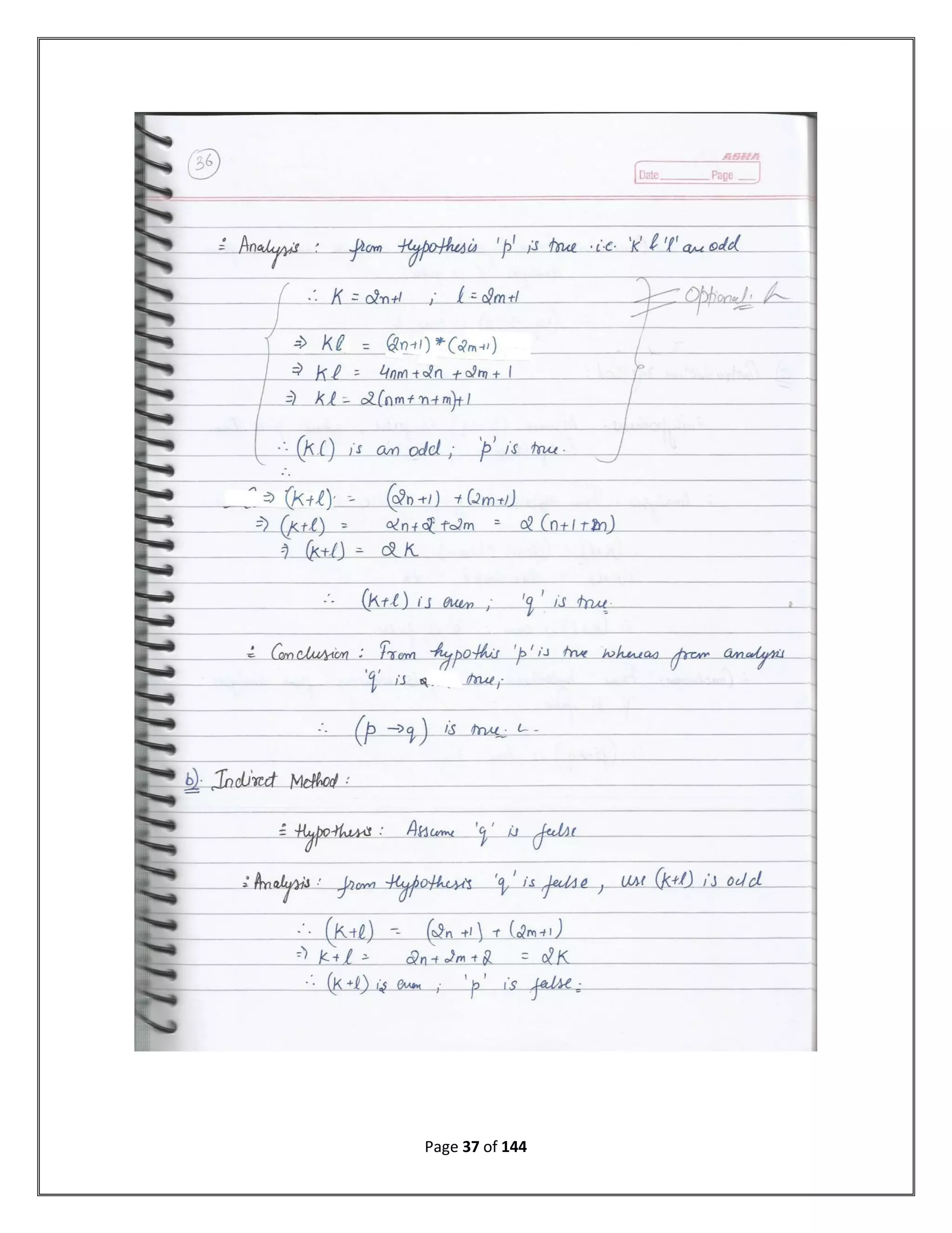 Discrete Mathematical Structure Complete Notes Of 3rd Semester Btech
