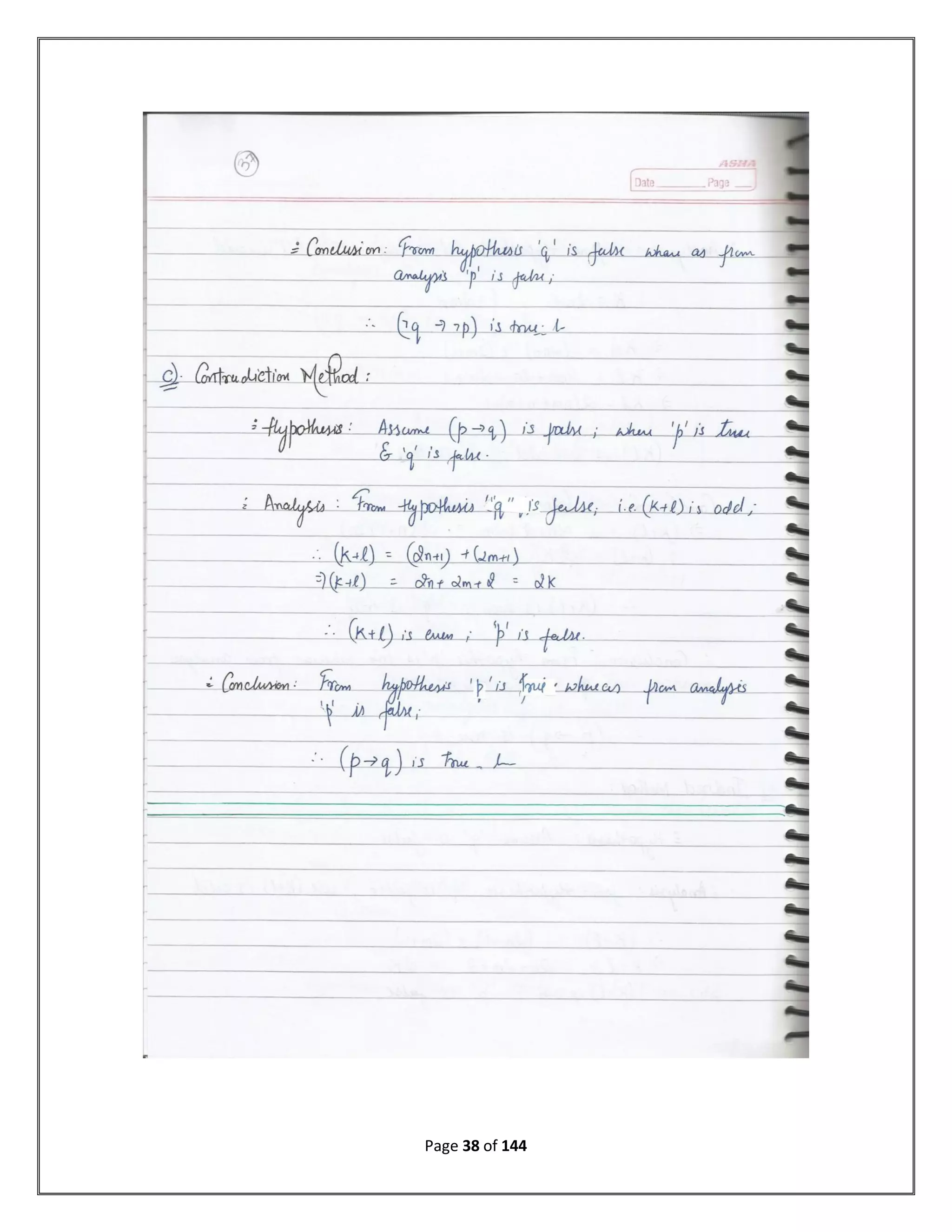 Discrete Mathematical Structure Complete Notes Of 3rd Semester Btech