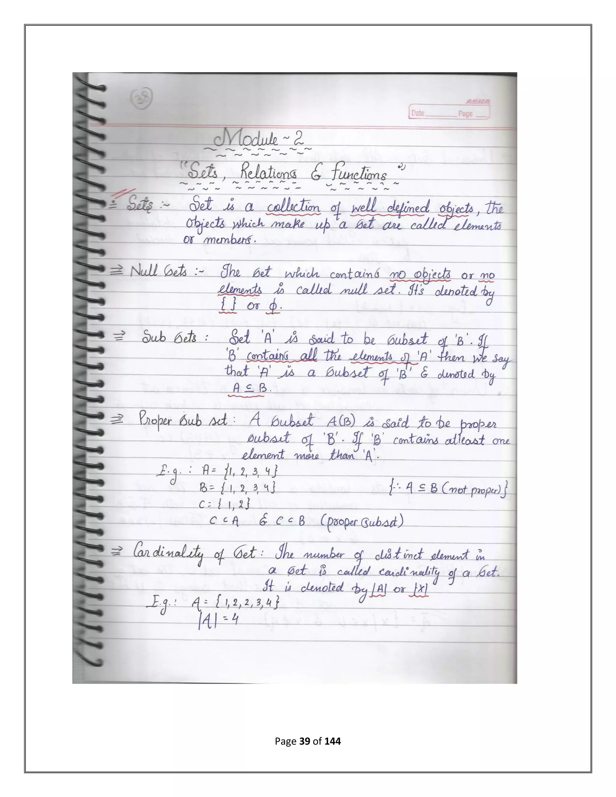 Discrete mathematical structure complete notes of 3rd semester B.tech ...