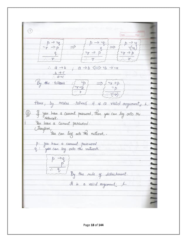 Discrete Mathematical Structure Complete Notes Of 3rd Semester Btech