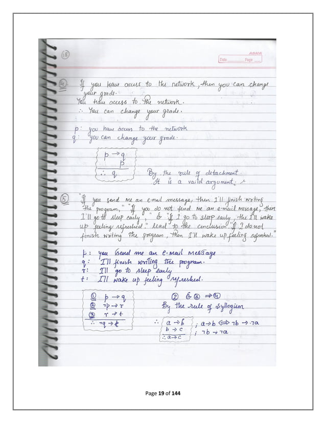 Discrete Mathematical Structure Complete Notes Of 3rd Semester Btech