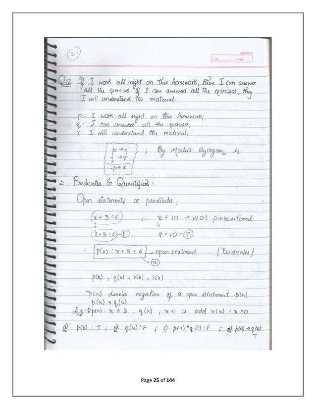 Discrete mathematical structure complete notes of 3rd semester B.tech ...