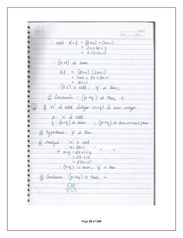 Discrete Mathematical Structure Complete Notes Of 3rd Semester Btech