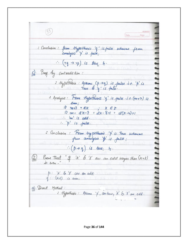 Discrete Mathematical Structure Complete Notes Of 3rd Semester Btech
