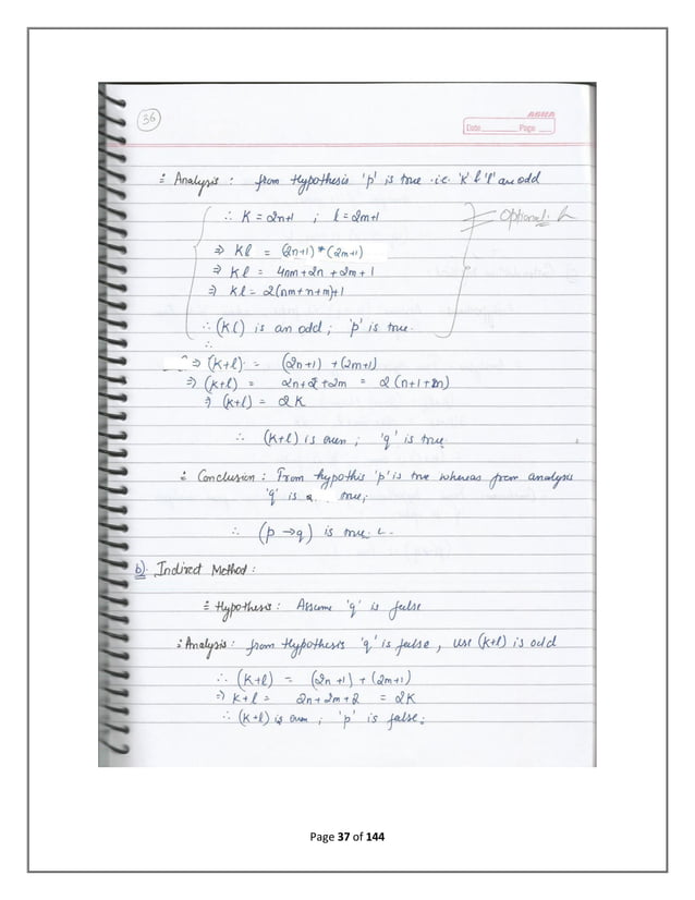 Discrete Mathematical Structure Complete Notes Of 3rd Semester Btech