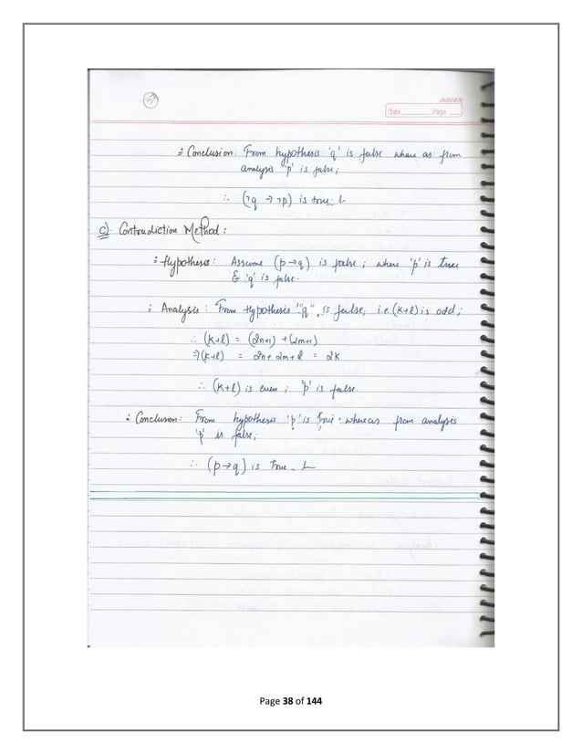 Discrete Mathematical Structure Complete Notes Of 3rd Semester Btech