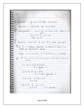 Discrete mathematical structure complete notes of 3rd semester B.tech ...