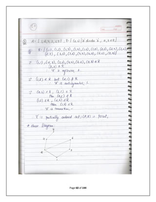 Discrete mathematical structure complete notes of 3rd semester B.tech ...