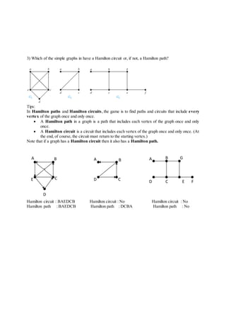 Discrete mathematic answers of questions | DOCX