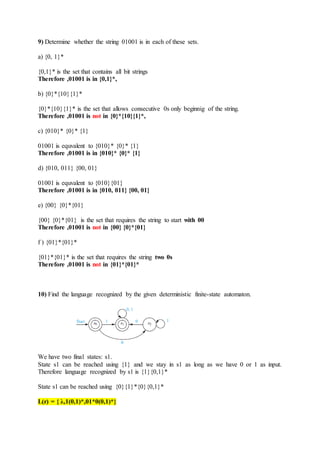 Discrete mathematic answers of questions | DOCX
