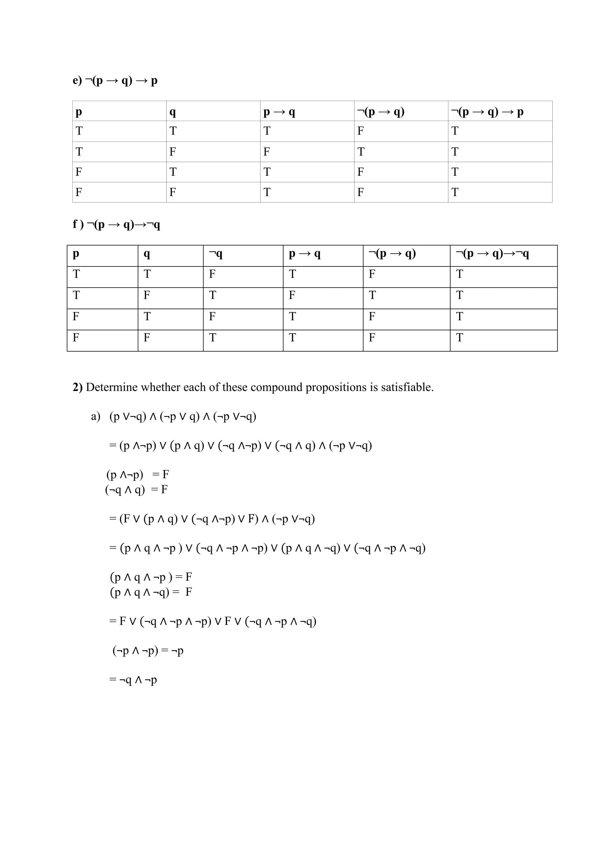 Discrete mathematic question answers | PDF