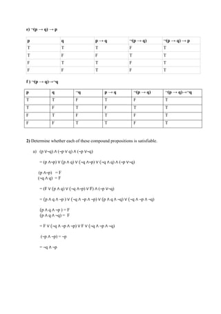 Discrete mathematic question answers | PDF